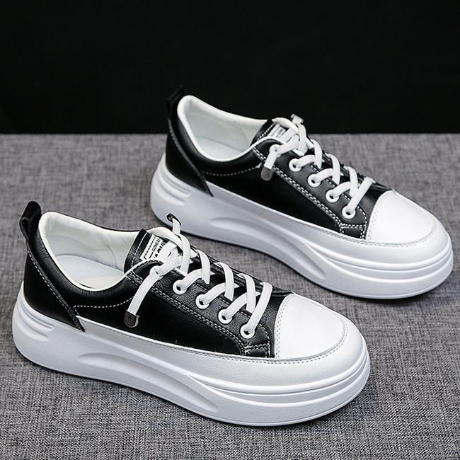 スニーカー レディース シューズ 春秋 4CMヒール 厚底 厚底スニーカー ランニングシューズ ウォーキ : FFKOストア - 通販 - Yahoo!ショッピング