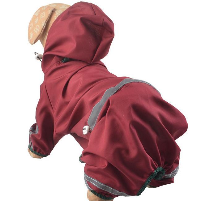 【全品24H限定10％OFF】 送料無料 犬服 ドッグウェア レインコート 春 夏 軽量 裏付け 雨の日 梅雨時期 犬の服 ペット服 可愛い 帽 :fh-040001f20:FFKOストア ...