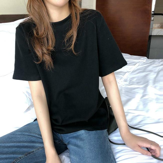 【全品48H限定7％OFF】送料無料 Tシャツ レディース トップス 半袖Tシャツ ベーシック 5分袖 ゆったり 大きいサイズ 体型カバー :fh-04000ms40:FFKOストア - 通販 ...