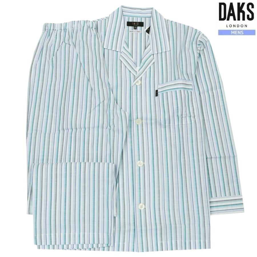 DAKS パジャマ ダックス 15%OFF メンズ ブランド 日本製 春夏生地 マルチストライプ 前開き 紳士 長袖 長ズボン 青 0205BE 送料無料 : フラワー - 通販 ...
