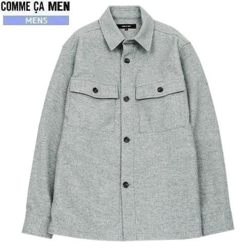 コムサメン ジャケット COMME CA MEN 60%OFF メンズ ブランド 防寒 テックメルトン CPOジャケット グレー 221123 送料無料 : 3f-07-23ba03-04 ...