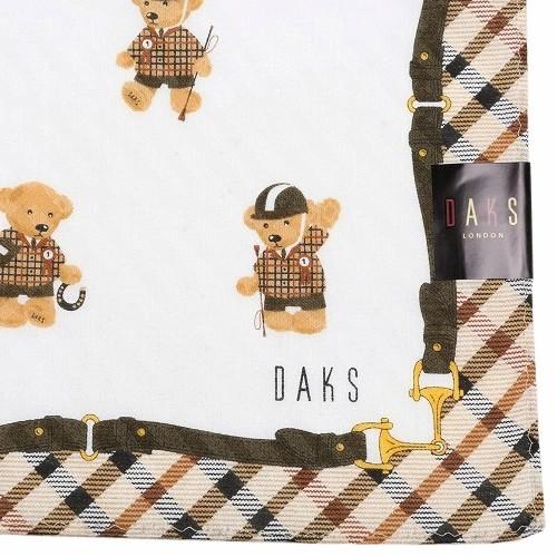 LANVIN COLLECTION / DAKS ハンカチ 2枚セット ランバン ダックス レディース 日本製 ローズ テディベア コットン ピンク×白 200225 送料無料 : フラワー ...