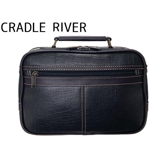 平野鞄 ひらのかばん ヒラノ ショルダーバッグ メンズ 手提げバッグ 2way 2層 大開き 持ち手 ハンドル ワンショルダー 斜め掛け CRADLE RIVER KBN 16469 ...