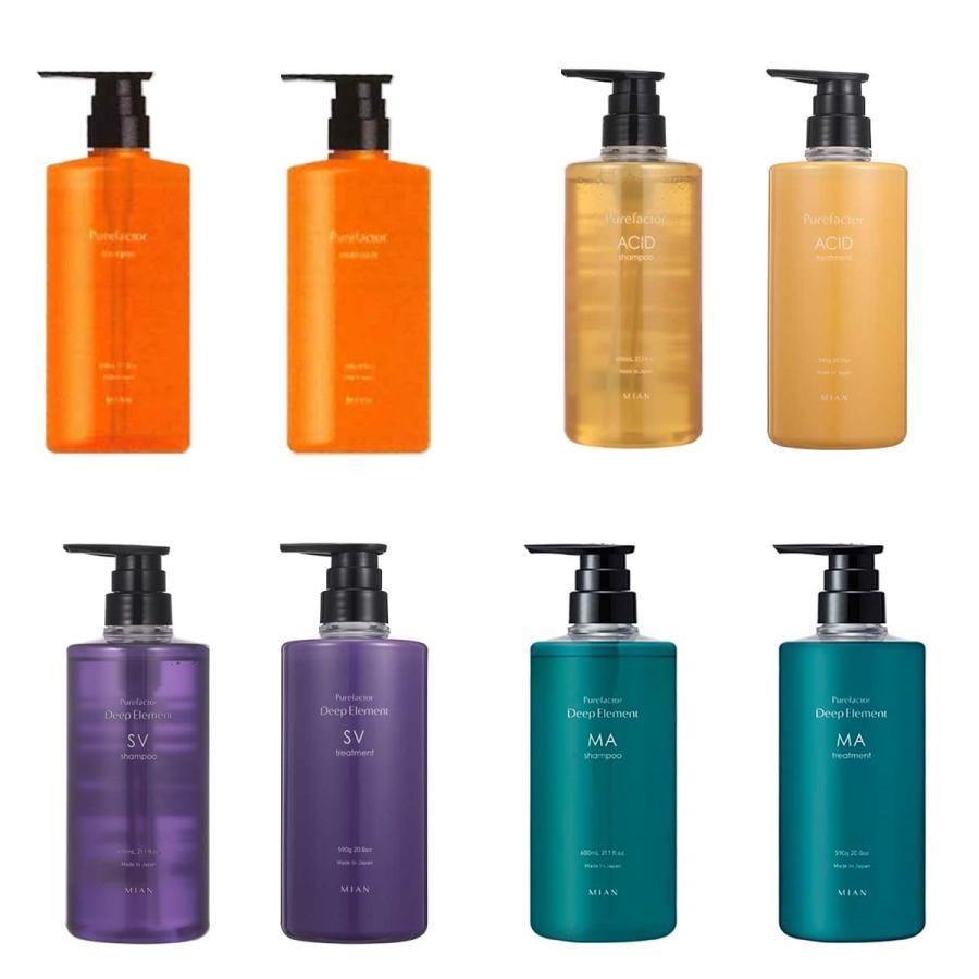 フォード(コスメ) フォード ピュアファクター シャンプー 600ml トリートメント 590g 本体 ボトル セット アシッド ディープエレメント SV MA : Beauty Forest ...