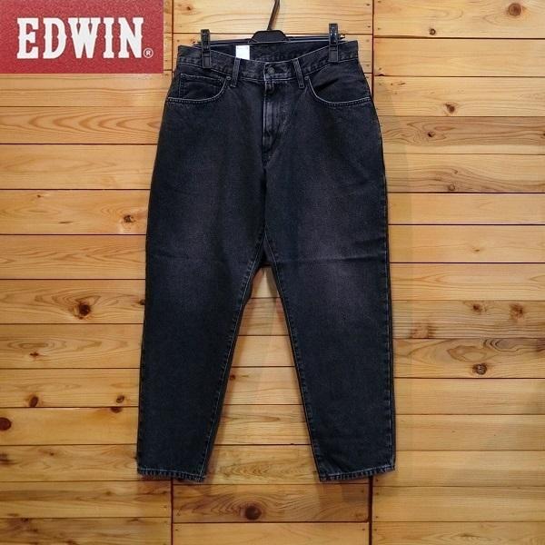 EDWIN エドウィン テーパード ブラックデニム E0434 ルーズデニム ゆったりジーンズ メンズ : FULLHOUSE - 通販 ...