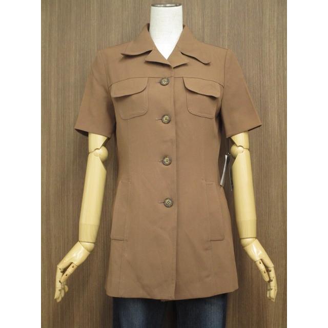 新品タグ付 ZELEE CLUB 半袖 ジャケット 9AR ブラウン : レディースファッションのフィカス - 通販 - Yahoo!ショッピング