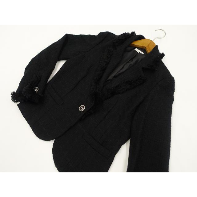 タラッシオ Talassio 長袖 ツイードテーラードジャケット L ブラック : レディースファッションのフィカス - 通販 - Yahoo ...