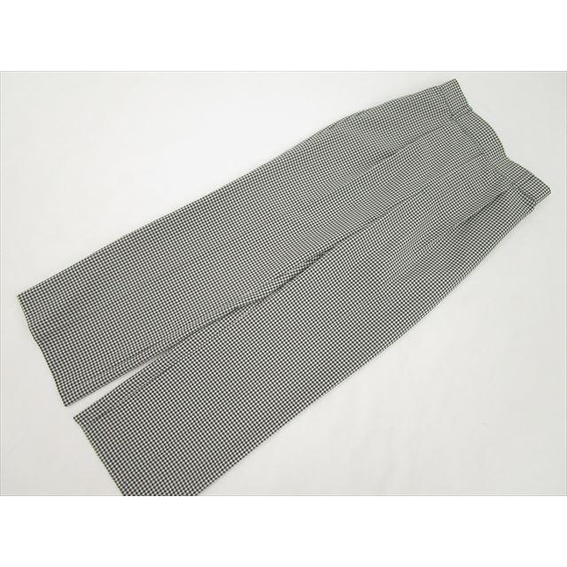 GLOBAL WORK GU等 洗える 五分袖Tシャツ+ロングスカート+パンツ コーディネート上下3点セット S相当 ホワイト/グリーン/ブラック×ホワイト チェック シンプル 30〜40代 ...