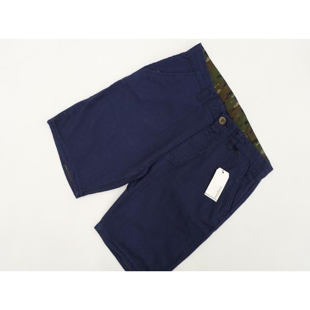 TIMELY WARNING メンズ 新品タグ付 タイムリーワーニング ノータックハーフパンツ M ネイビー メール便可 : レディースファッションのフィカス - 通販 - Yahoo!ショッピング
