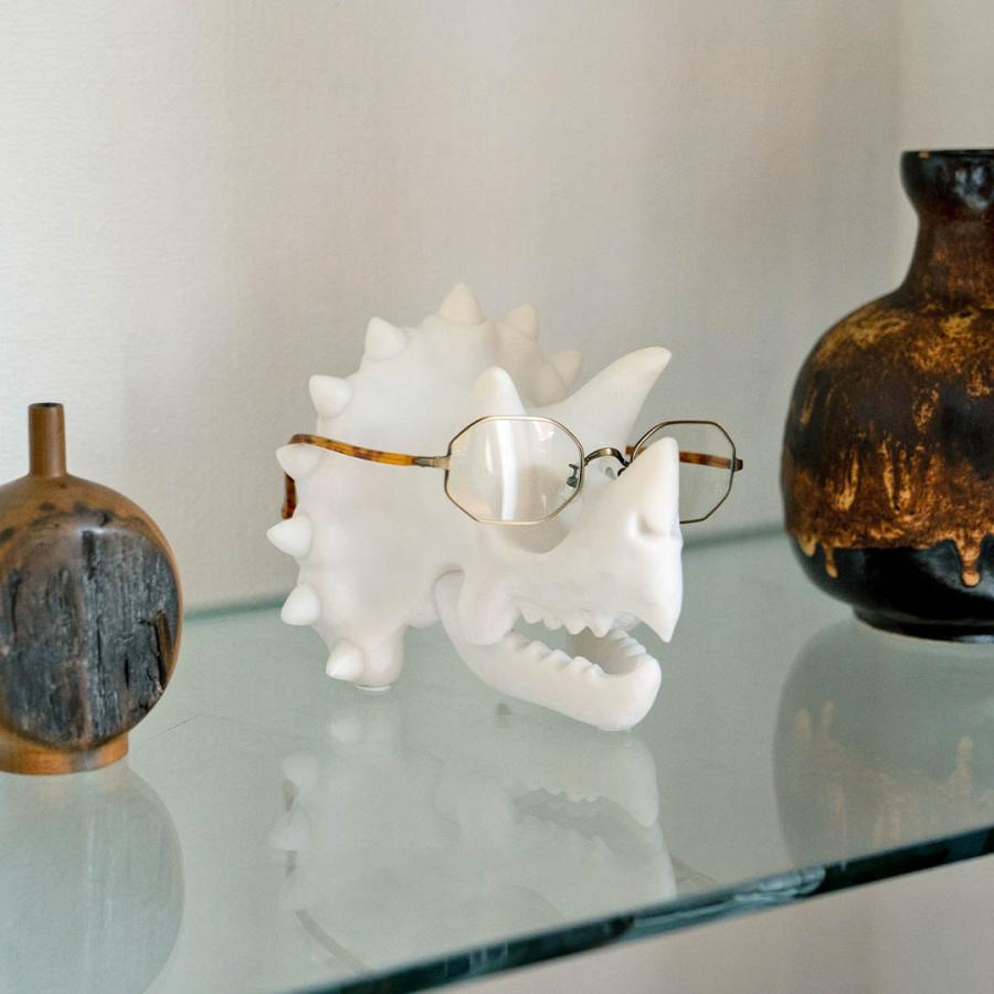 DULTON ( ダルトン ) SKELETON HEAD スケルトン ヘッド オブジェ メガネホルダー メガネ置き 恐竜 モチーフ オシャレ NB-0859 NB-0860 樹脂製 ...