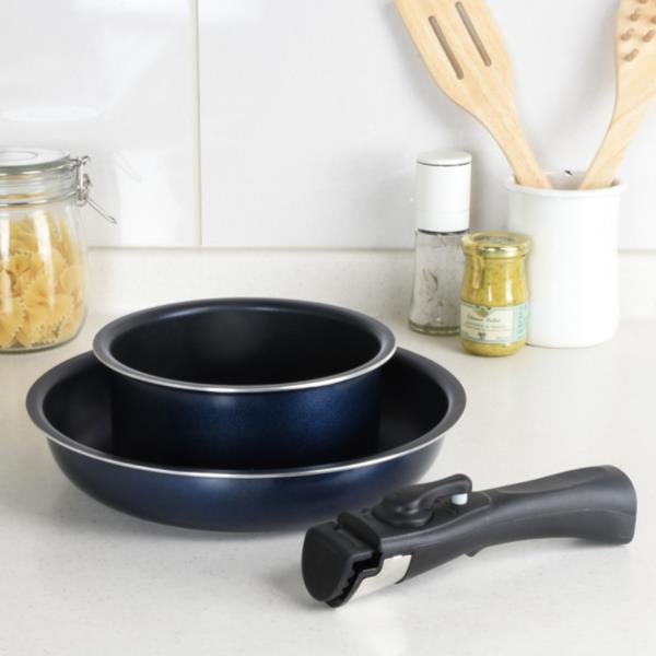 フライパン セット IH フライパン IH 鍋 フライパン セット HB-6001 スタックアルファ ダイヤモンドコートIH対応クックウェア3 ...