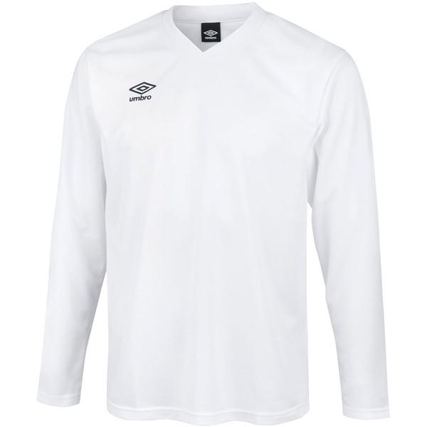 umbro（アンブロ） ロンT メンズ サッカーTシャツ メンズ 長袖 メンズ (メール便発送) サッカー 長袖ゲームシャツ ホワイト (UMB) (Q41CD) : フィールドボス - 通販 ...