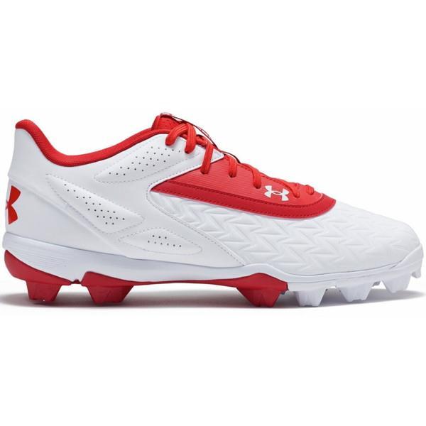 UNDER ARMOUR スパイク メンズ UAリードオフ ロー ラバーモールド3.0 Red/White/Red (UDR) : フィールド ...