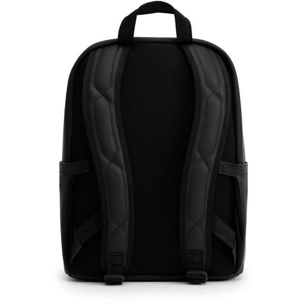 HUNTER リュックサック 撥水 通勤 UBB3607CPE-BLK ORIGINAL RUBBERISED BACKPACK BLACK ...