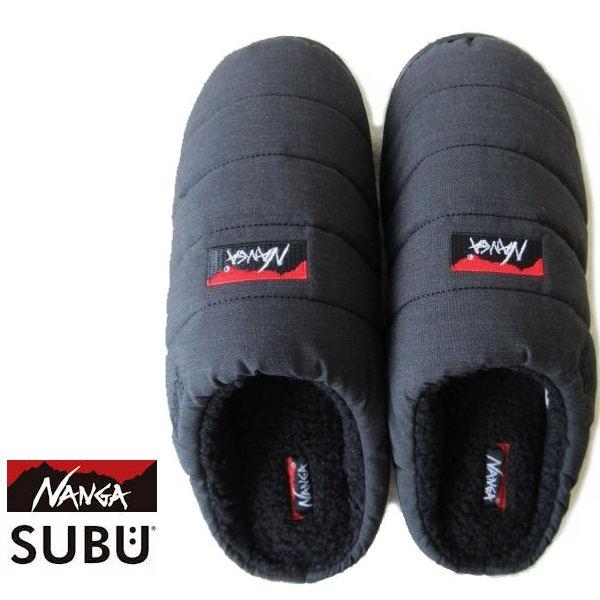 ナンガ×スブ ヒノックウィンターサンダル【NANGA x SUBU HINOC WINTER SANDALS】冬用サンダル チャコール サイズ1/24〜25,5cm : ac-na2443 ...