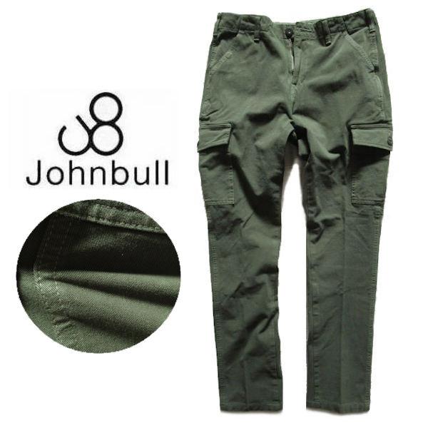Johnbull セール！ジョンブル/JOHNBULL【ダブルストレッチカーゴパンツ】ジャーマニーカーゴパンツ テーパードスリム 21568 061/オリーブ LLサイズ : FIFTH-G ...