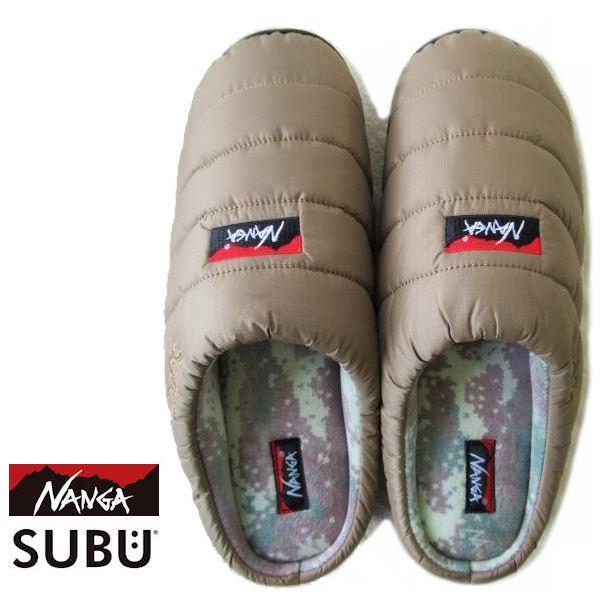 NANGA ナンガ×スブ オーロラウィンターサンダル【NANGA x SUBU AURORA WINTER SANDALS】冬用サンダル 中綿サンダル コヨーテ : FIFTH-G.C ...