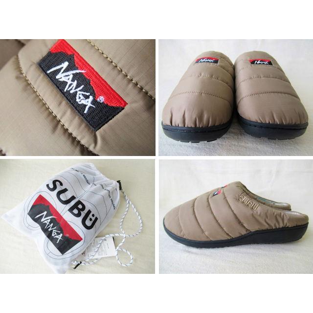 NANGA ナンガ×スブ オーロラウィンターサンダル【NANGA x SUBU AURORA WINTER SANDALS】冬用サンダル 中綿サンダル コヨーテ : FIFTH-G.C ...