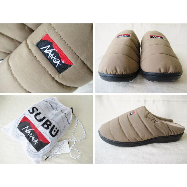 NANGA ナンガ×スブ タキビウィンターサンダル【NANGA x SUBU TAKIBI WINTER SANDALS】冬用サンダル 中綿サンダル ベージュ : FIFTH-G.C ...