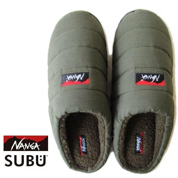 NANGA ナンガ×スブ タキビウィンターサンダル【NANGA x SUBU TAKIBI WINTER SANDALS】冬用サンダル 中綿サンダル カーキ : FIFTH-G.C.Store ...