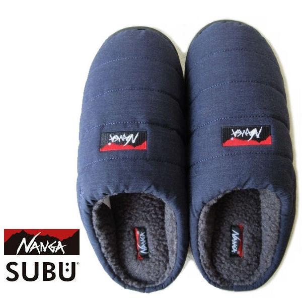 NANGA ナンガ×スブ タキビウィンターサンダル【NANGA x SUBU TAKIBI WINTER SANDALS】冬用サンダル 中綿サンダル ネイビー : FIFTH-G.C ...