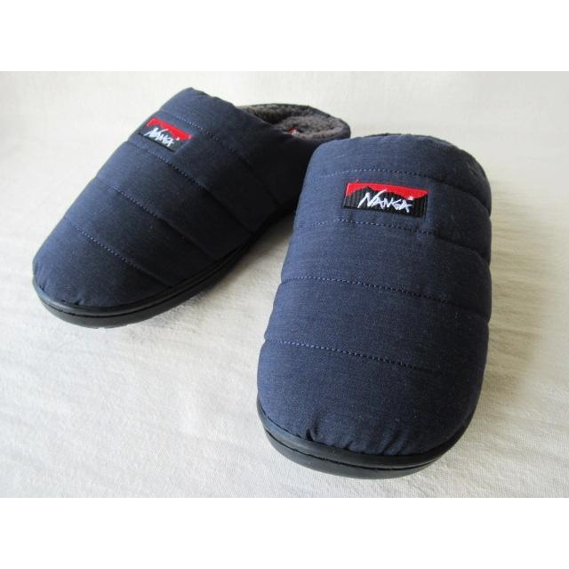 NANGA ナンガ×スブ タキビウィンターサンダル【NANGA x SUBU TAKIBI WINTER SANDALS】冬用サンダル 中綿サンダル ネイビー : FIFTH-G.C ...
