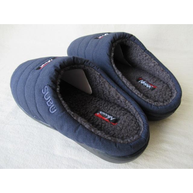 NANGA ナンガ×スブ タキビウィンターサンダル【NANGA x SUBU TAKIBI WINTER SANDALS】冬用サンダル 中綿サンダル ネイビー : FIFTH-G.C ...