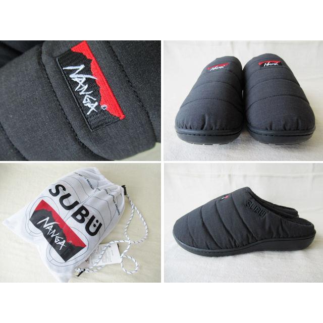 ナンガ×スブ ヒノックウィンターサンダル【NANGA x SUBU HINOC WINTER SANDALS】冬用サンダル 中綿サンダル チャコール : na2443-3e106-a-cha ...