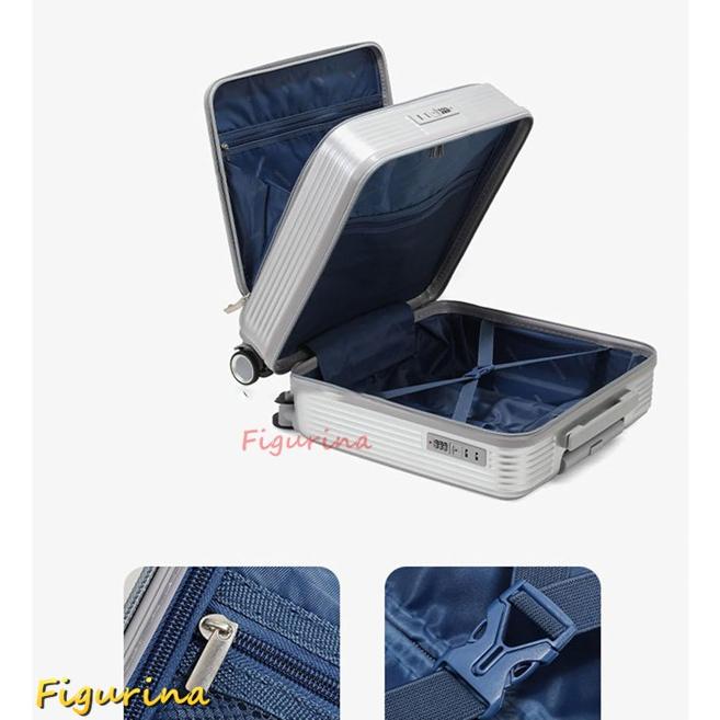 スーツケース キャリーケース 機内持ち込み 30L フロントオープン キャリーバッグ TSAロック搭載 フロントポケット ファスナー式 : Figurina - 通販 - Yahoo!ショッピング