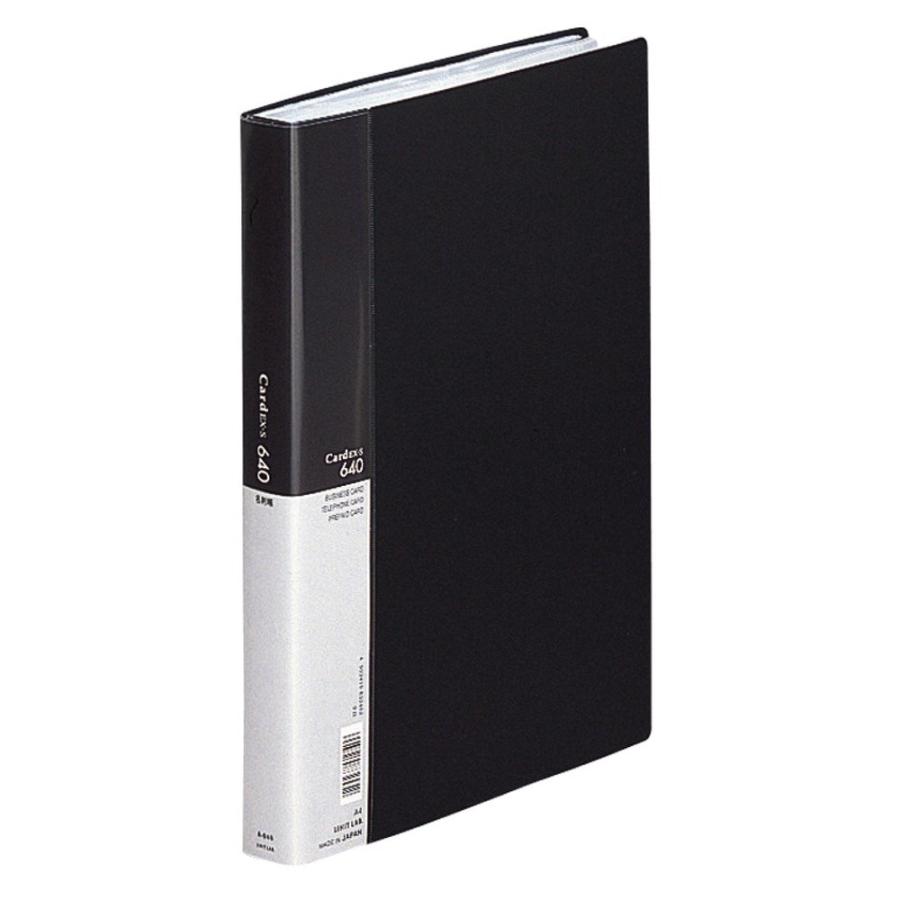 リヒトラブ 名刺ファイル A4 640枚 黒 A946クロ : 20240611-13278 : フィルパシオヤフーショップ - 通販 - Yahoo!ショッピング