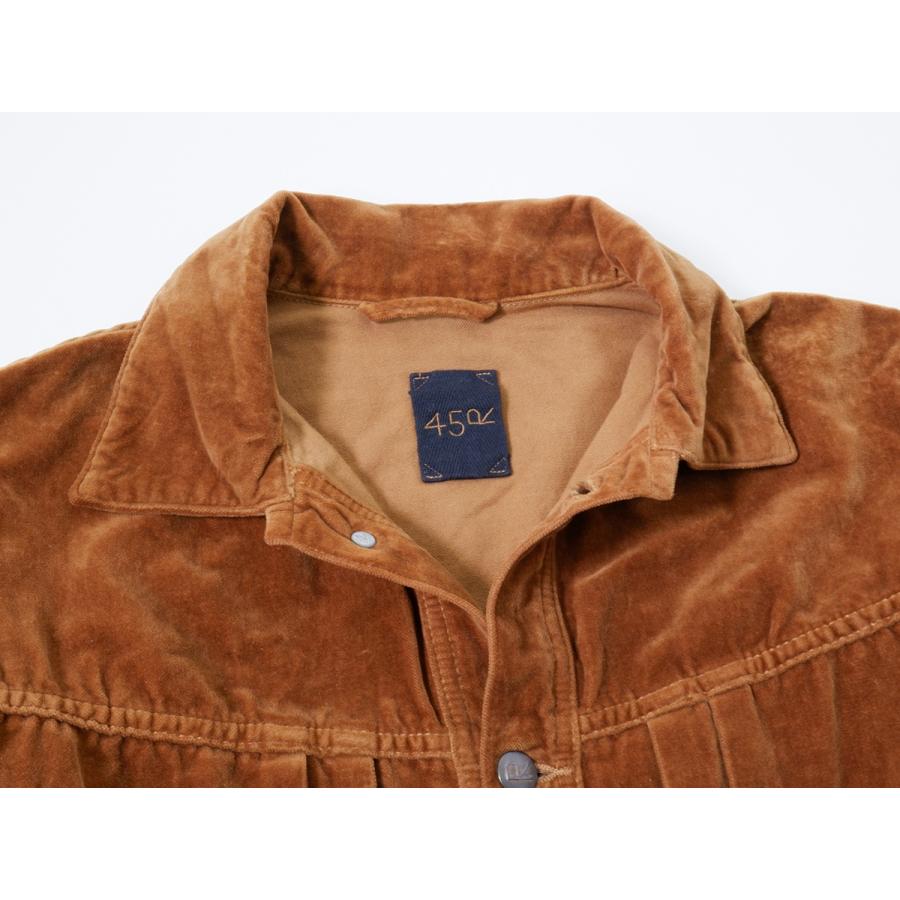 45R(45rpm 45アールピーエム) 別珍の908Gジャン ベロアジャケット[LJKA69796] :LJKA69796:フィルト ヤフーショッピング店 - 通販 - Yahoo!ショッピング