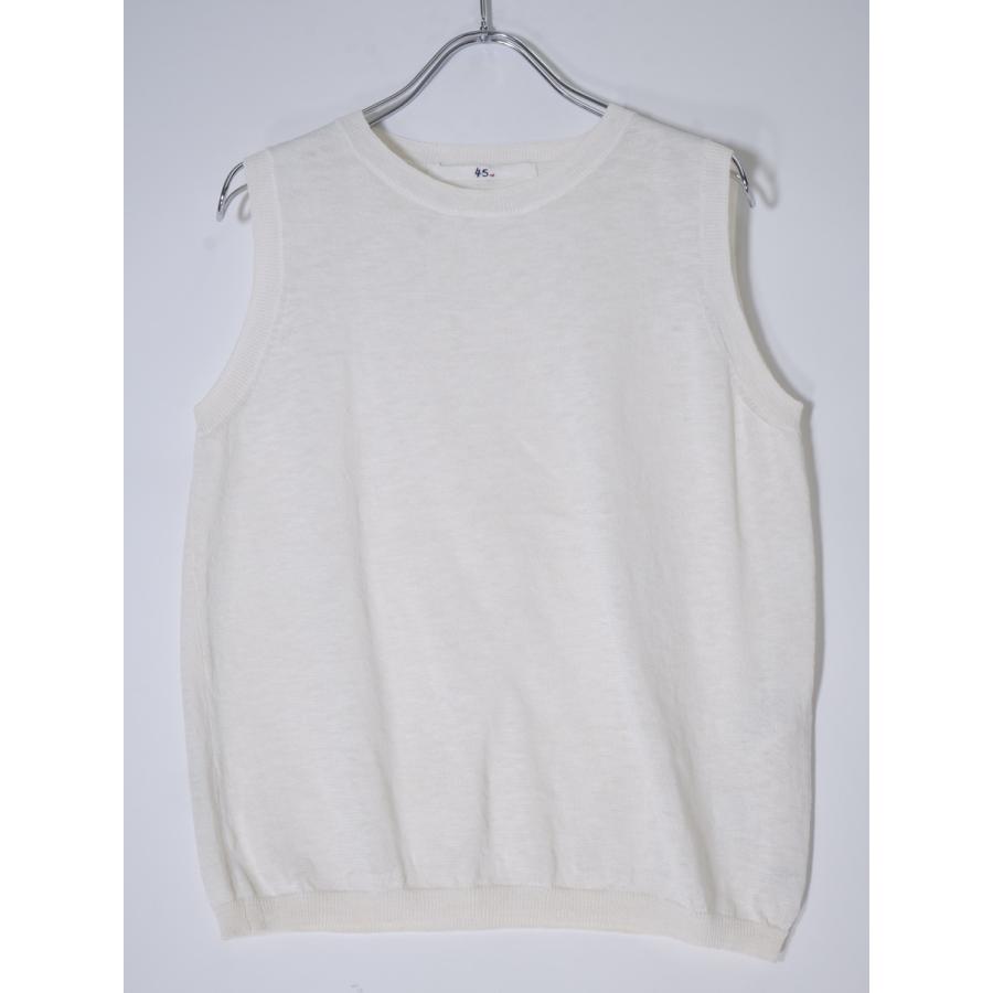 45R 45Rフォーティファイブアール45rpm ギマニット ノースリーブ[LKNA76410] : フィルト ヤフーショッピング店 - 通販 - Yahoo!ショッピング