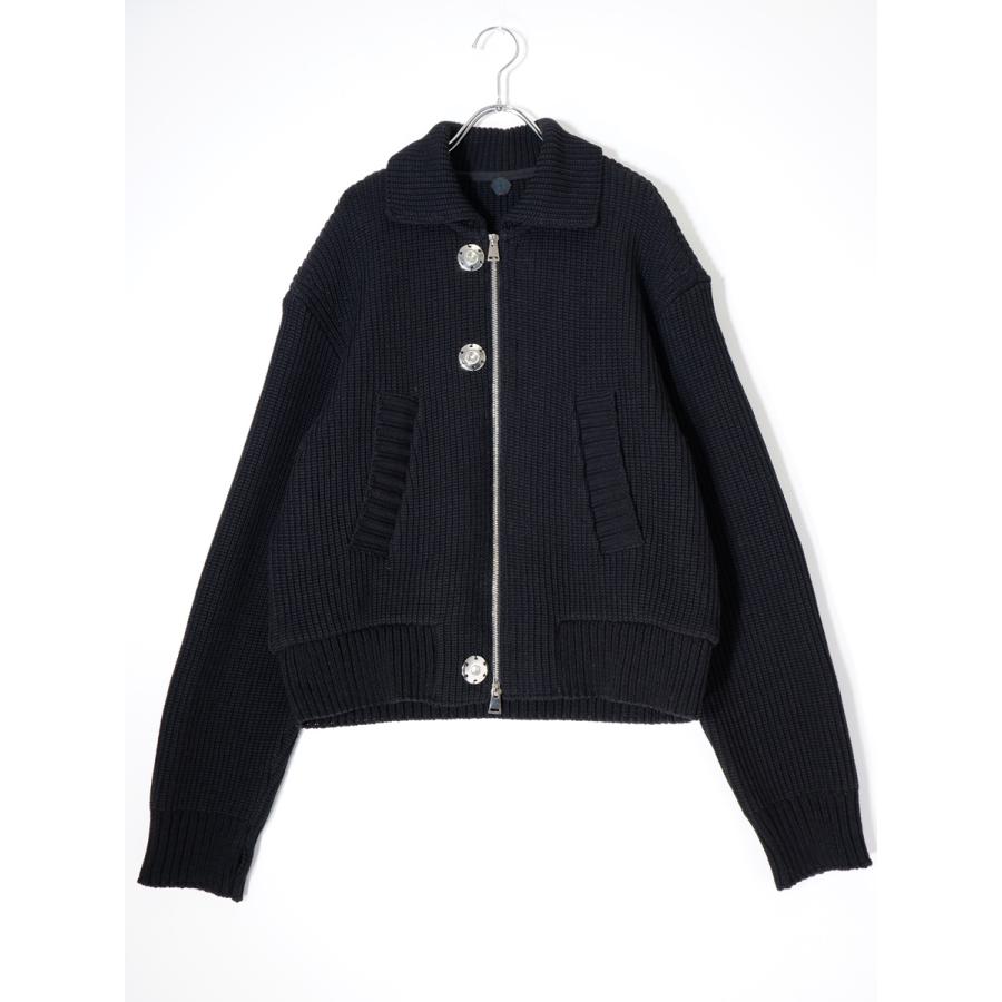 OUATオーユーエーティー 2023AW META ZIP KNITメタ ジップ ニット ジャケット[MKNA77471] : フィルト ...