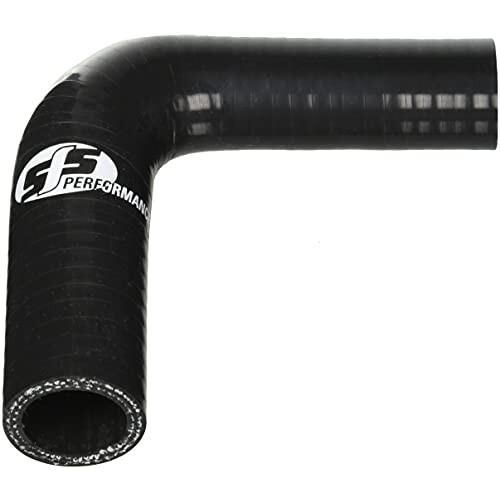 SFS異径シリコンホース 90°エルボウ 内径25[ファイ]-19[ファイ] ブラック RE90-25-19BK : ファイナルショッピング ...