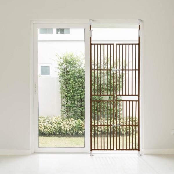 オーエスジェイ(OSJ) ペットゲート 脱走防止 柵 ロック付き ドア フェンス 留守番 保護 猫用 多頭 : ファイナルショッピング - 通販 - Yahoo!ショッピング