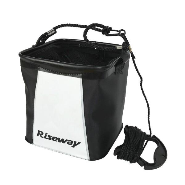 RISEWAY(ライズウェイ) EVA反転水汲みバケツ 角型 24cm ブラック ロープ・ホルダー・メッシュ : ファイナルショッピング - 通販 - Yahoo!ショッピング