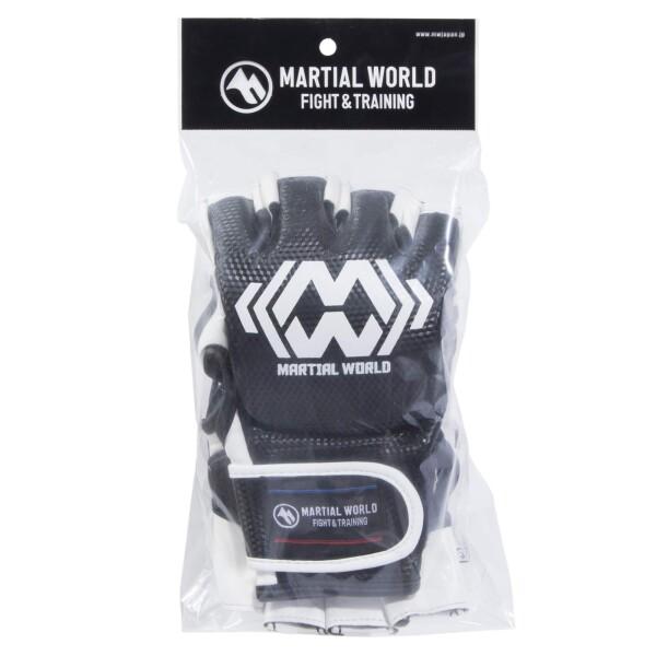 マーシャルワールド マーシャルワールド(MARTIAL WORLD) MMAグローブ Training オープンフィンガー PG82-L-WH ...