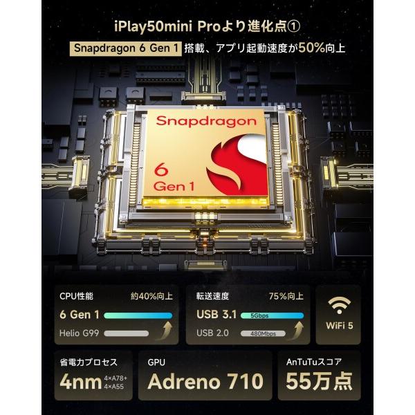 ALLDOCUBE iPlay60mini Turbo タブレット8.4インチ Snapdragon 6Gen1 4nmプロセス 上下スピーカー 6軸ジ : ファイナルショッピング - 通販 ...