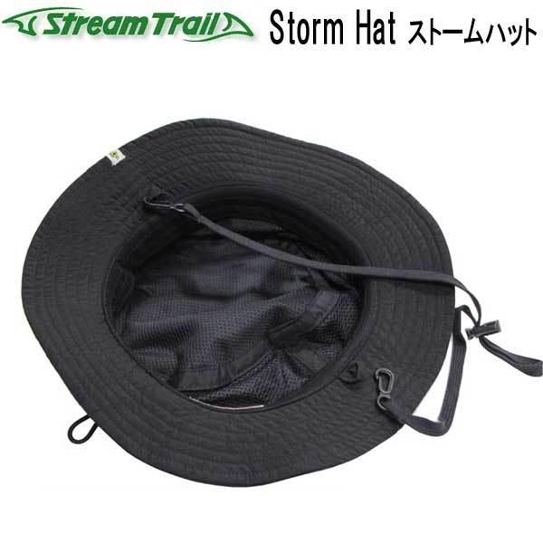 STREAM TRAIL（ストリームトレイル） Storm Hat black ストームハット ブラック 帽子 : ダイビング専門店ファインド ...