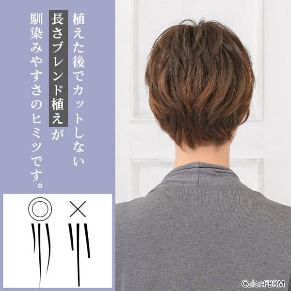 AQUADOLL（アクアドール） 総手植え人毛MIX6分ウィッグ リアルスキン