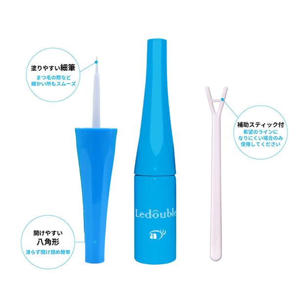 Ledouble（ルドゥーブル） 正規販売店 数量限定！内容量2倍でお得！ プレミアム 4ml (メール便送料無料) 二重 化粧品 二重まぶた コスメ ふたえ クセ付け アイプチ ...