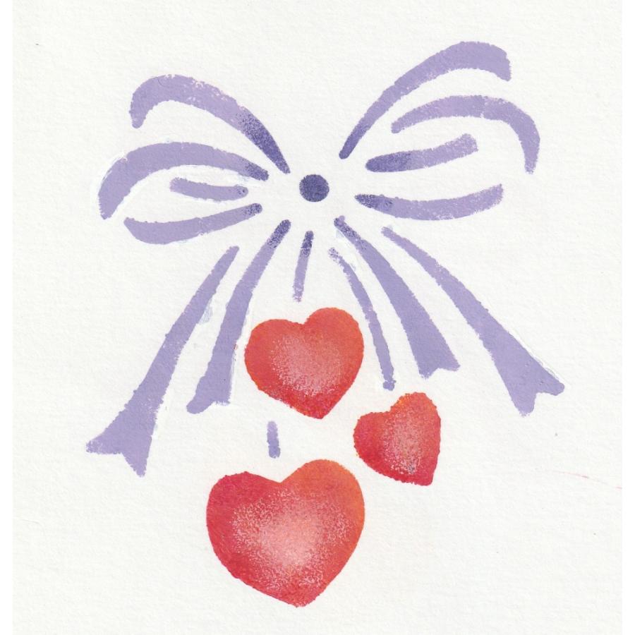 各種ステンシルシート 105×88ステンシル部分 リボンとハート 698-0337 : ファインホーム - 通販 - Yahoo!ショッピング