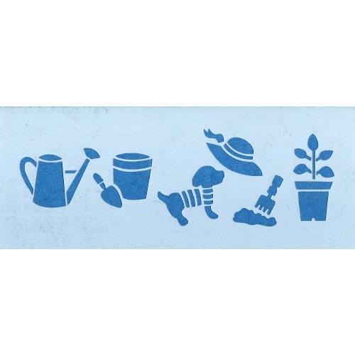 ファインホームのステンシルシート 子犬とガーデニング fh-111 : ファインホーム - 通販 - Yahoo!ショッピング