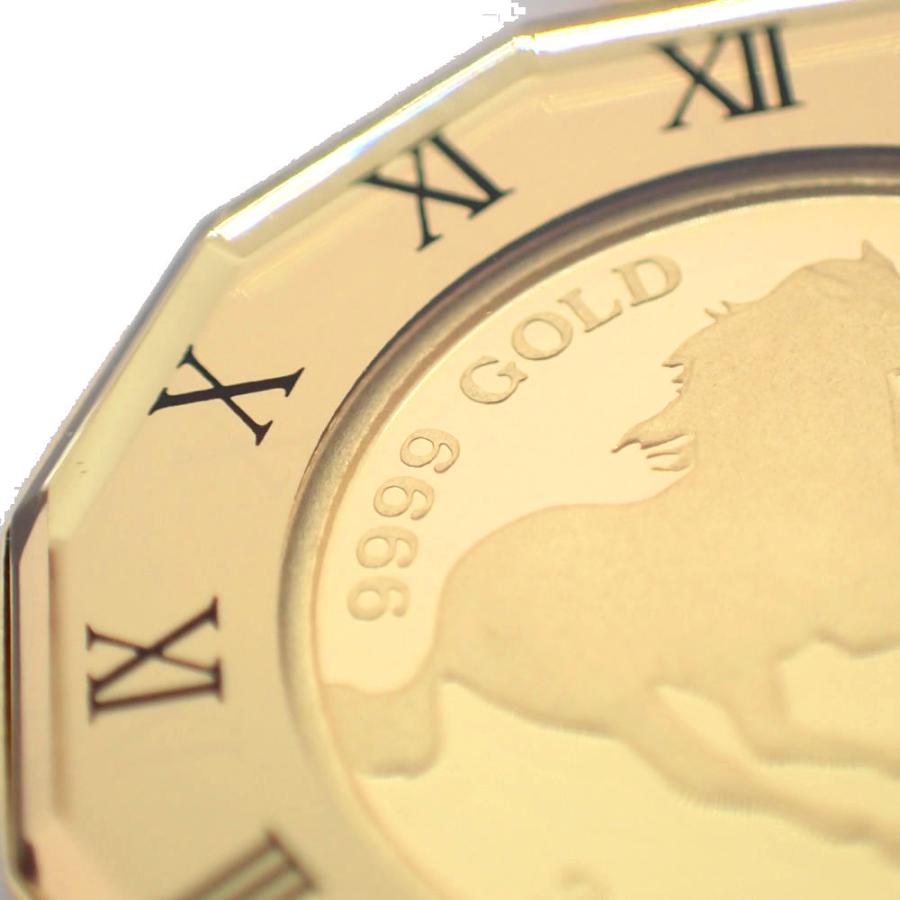 【中古】K24(999.9)/K18/ホースコイン ペンダント 1/25OZ 両面ガラス込み/j2-3 : JewelerCHIC - 通販 - Yahoo!ショッピング