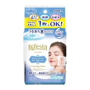 mandom 「マンダム」 ビフェスタ (Bifesta) うる落ち水クレンジングシート ブライトアップ 46枚入 「化粧品」 : 薬の ...