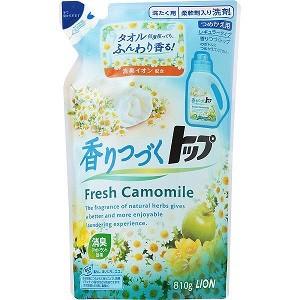 「ライオン」 香りつづくトップ(レギュラータイプ) Fresh Camomile(フレッシュカモミール) つめかえ用 810g 「日用品 ...