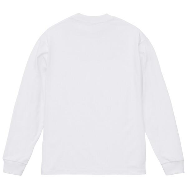 【ホワイト M-XL】7.1oz オープンエンド ラギッド ロングスリーブ Tシャツ 2.1インチリブ United Athle ユナイテッドアスレ【4288-01】白Tシャツ 長袖 コットン ...