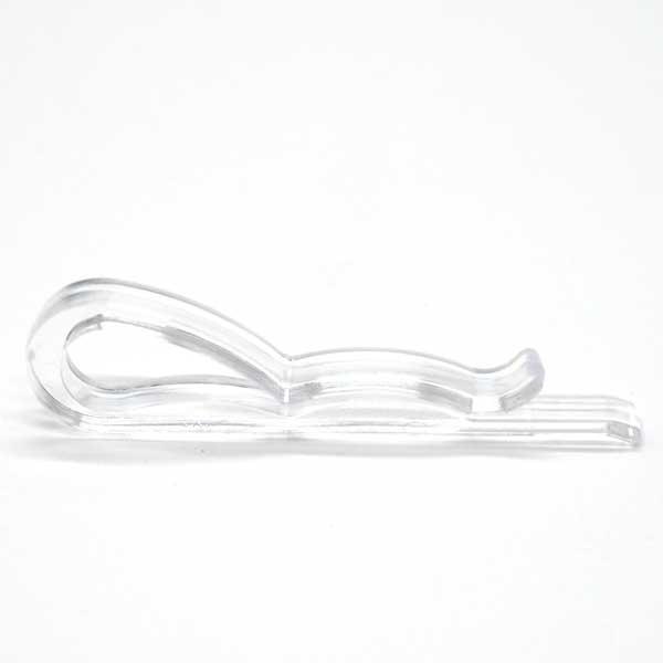 100個セット ニット クリップ 日本製 透明 アイボリー シャツクリップ Tシャツクリップ A05511 アパレルクリップ MBS : 首輪 ...