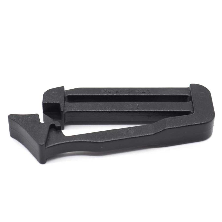 duraflex 25mm クロ 黒 SLIK CLIP 25ミリ スリッククリップテープアジャスター デュラフレックス A26880 ...