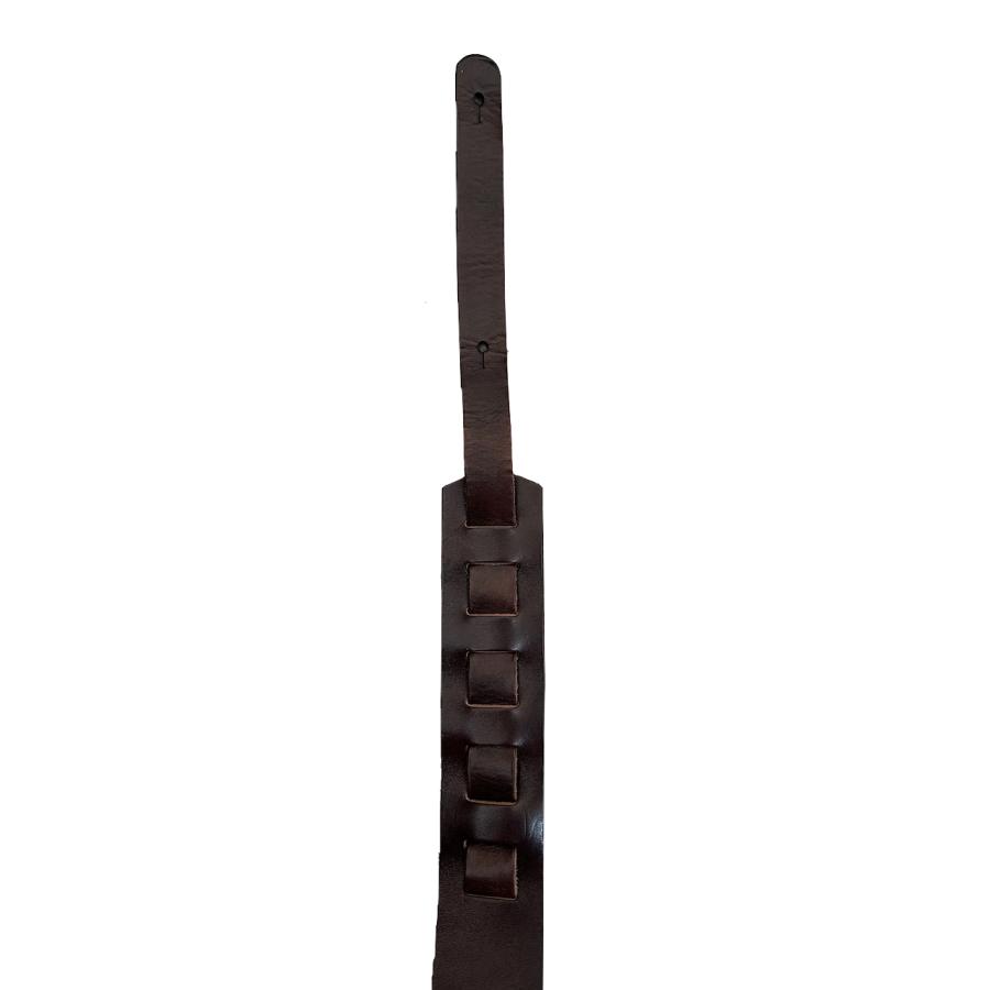 ギター ストラップ FIREGLOW イタリアン プロフェッショナル レザー S05 Dark Brown : FIREGLOW GUITAR ...